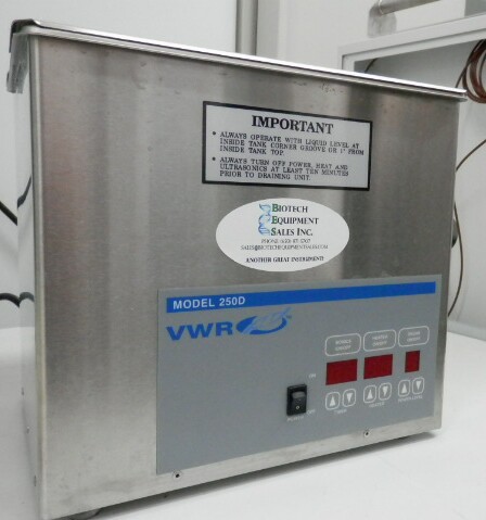 Recently Sold: VWR Ultrasonic Cleaner 250D