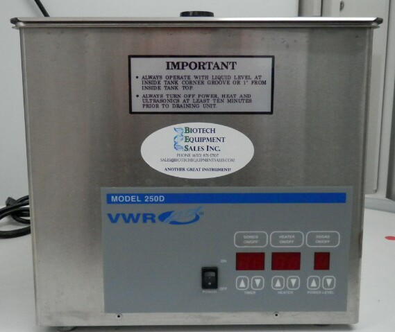 Recently Sold: VWR Ultrasonic Cleaner 250D