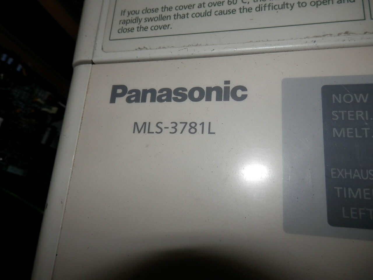 Autoclaves: Panasonic MLS-3781L Autoclave